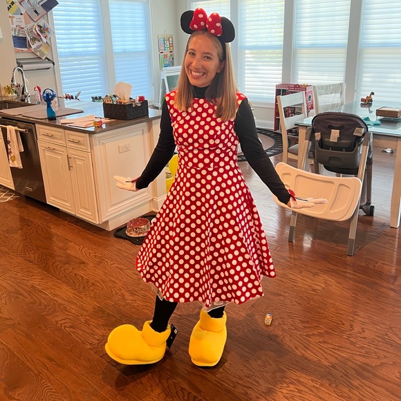 Other | Minnie Mouse Adult Halloween Costume | Poshmark